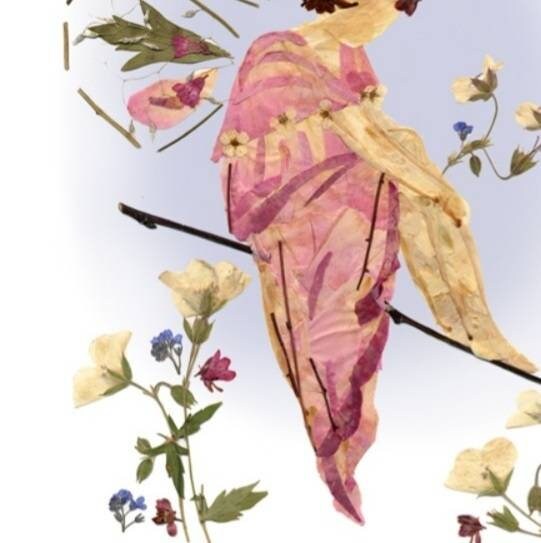 Magical fairy of Mercy Flower Art PRINT 8x10 Original Design Enchanted ...