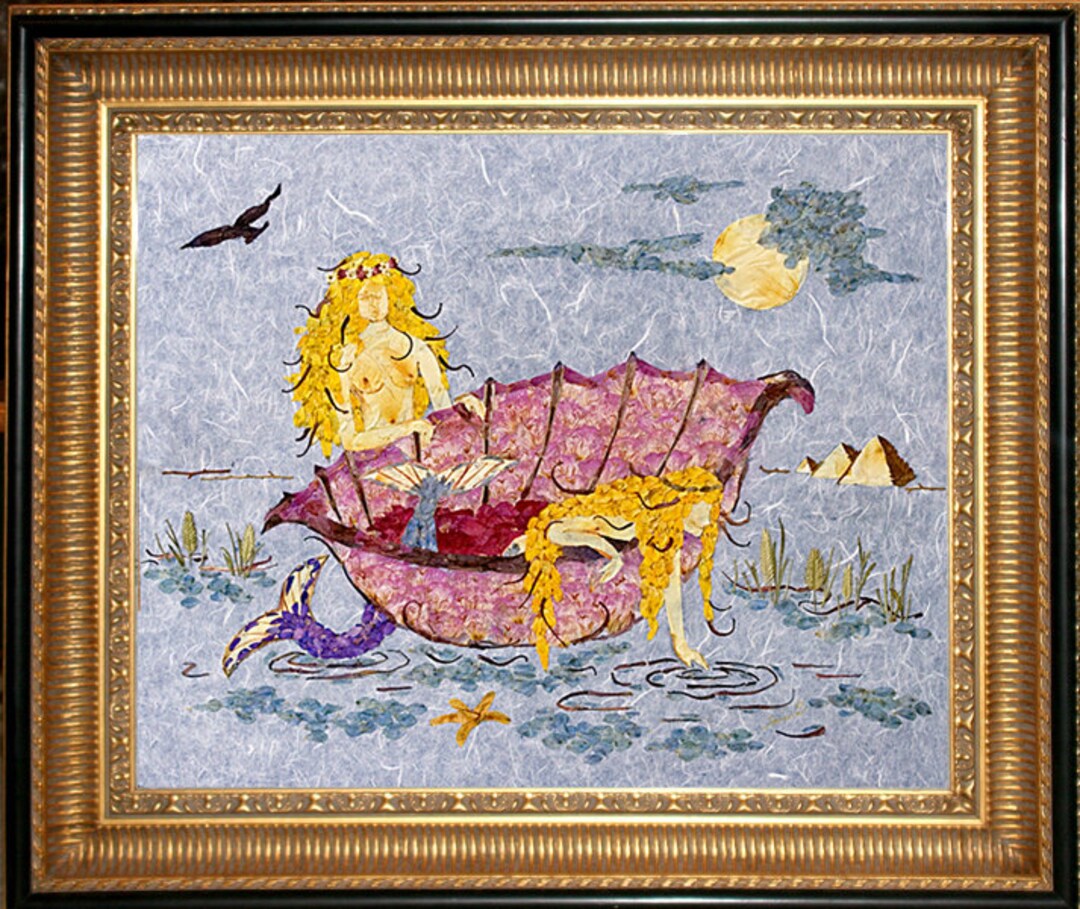 Original Flower Fantasy Mermaid Art Design Magical Mermaids Picture ...