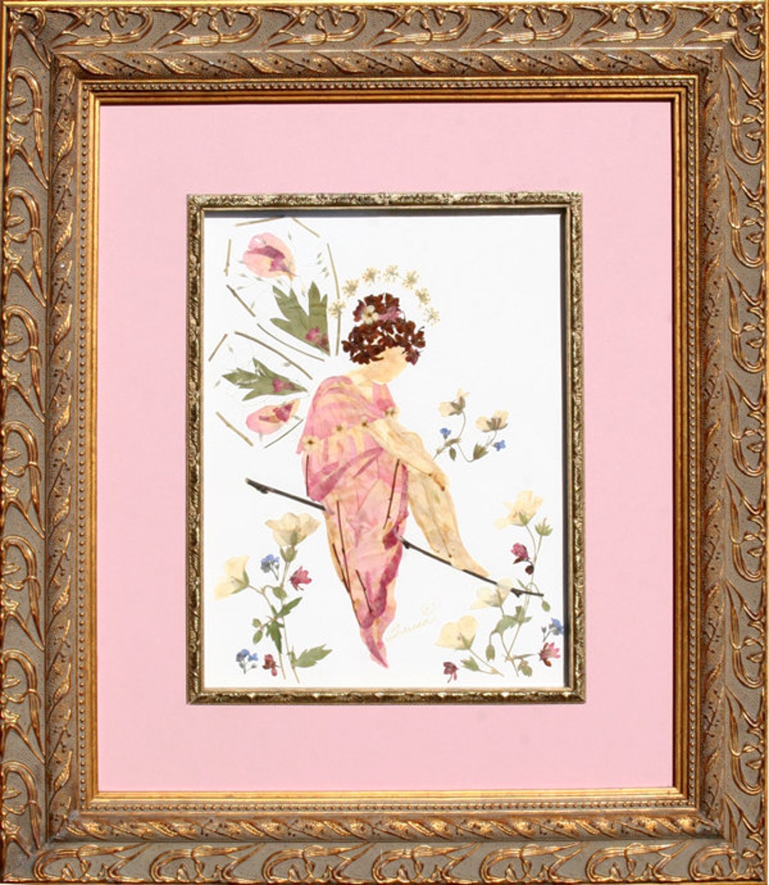 Magical Framed Fairy Flower *fairy of Mercy* Enchanted Garden Fairy on ...