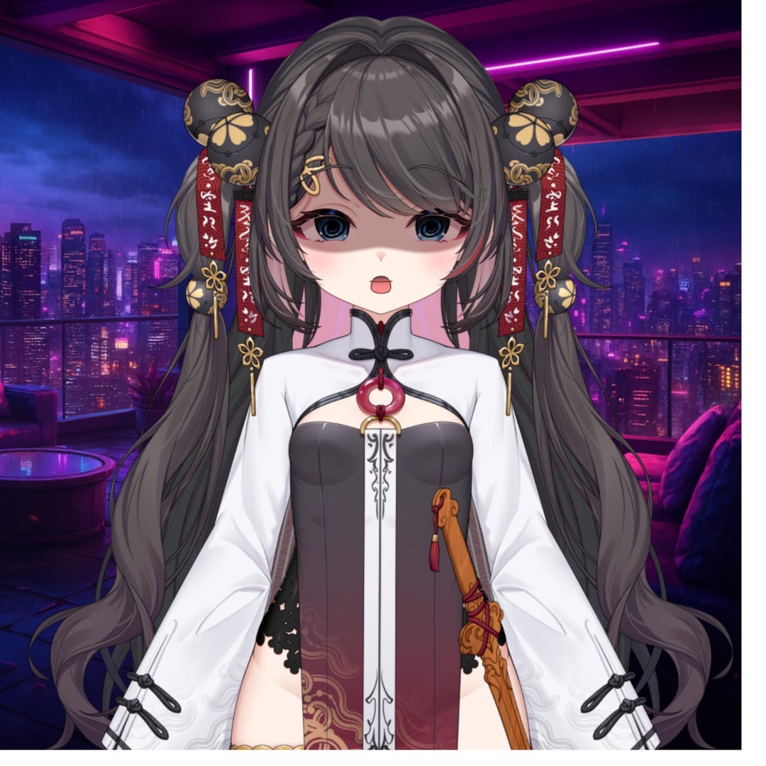 Live2d Vtuber Model Female Avatar Hair Colors | Fully Rigged | Vtube ...