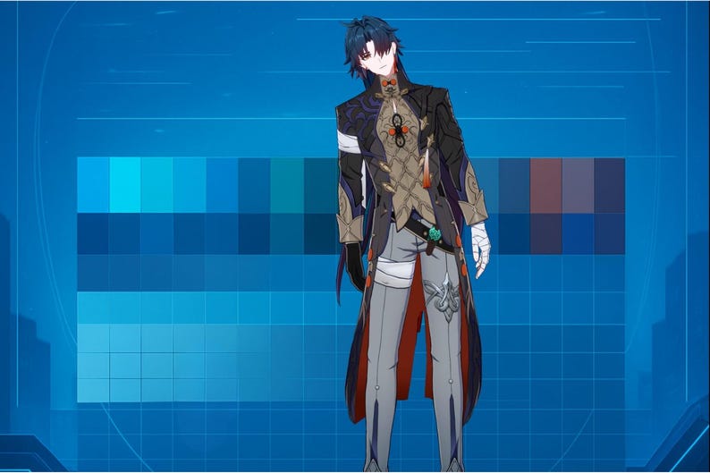 Live2d Vtuber Model Male Avatar | Fantasy Tech Anime Boy | Fully Rigged ...