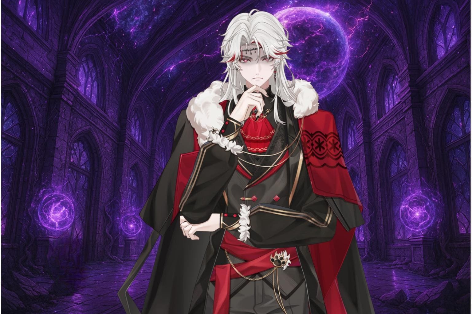 Live2d Vtuber Model Male Avatar | Dark Fantasy Anime Boy | Fully Rigged ...