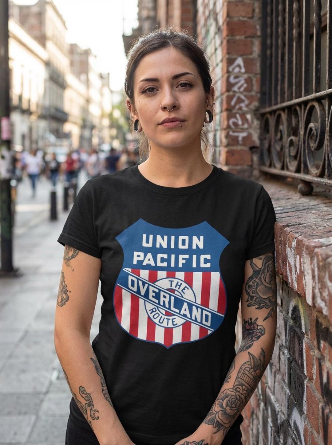 Union Pacific Railroad Overland Route T-shirt - Etsy