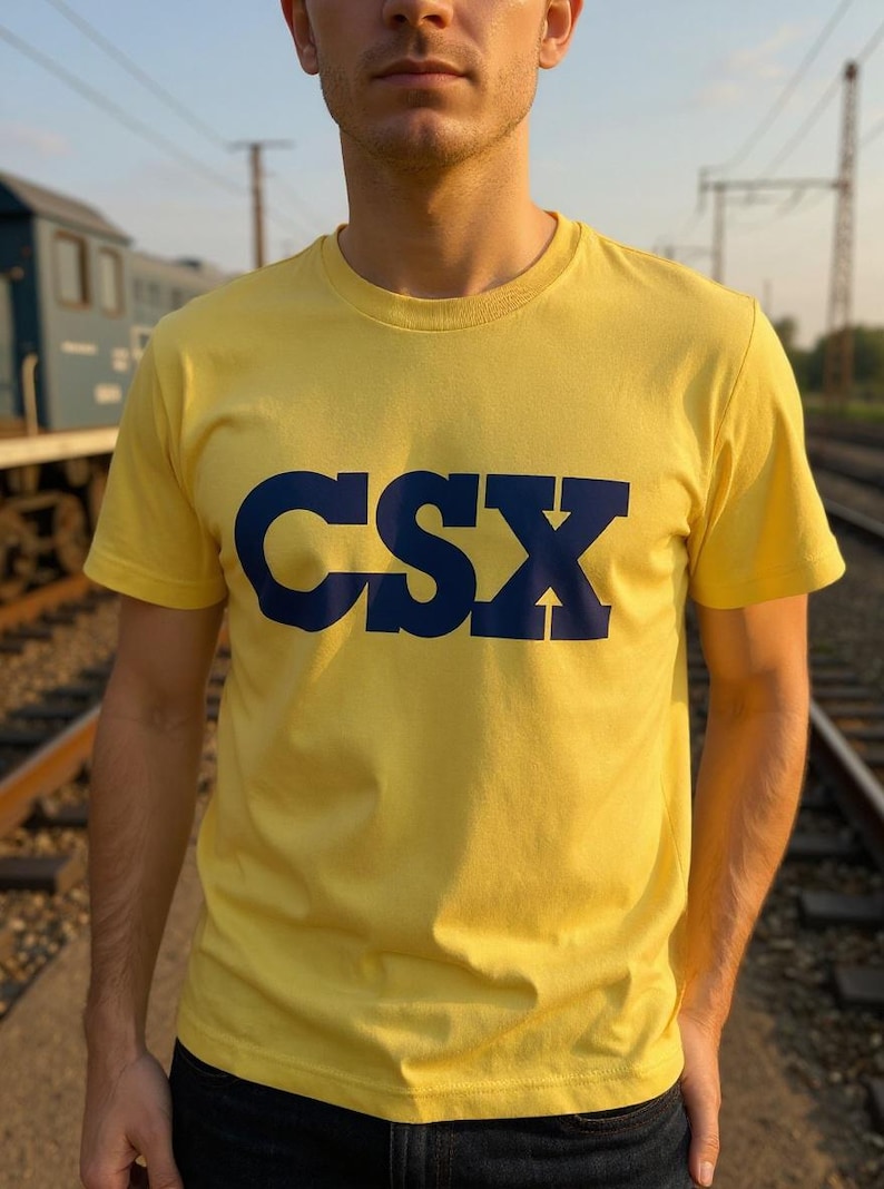 CSX Railroad T-shirt - Etsy