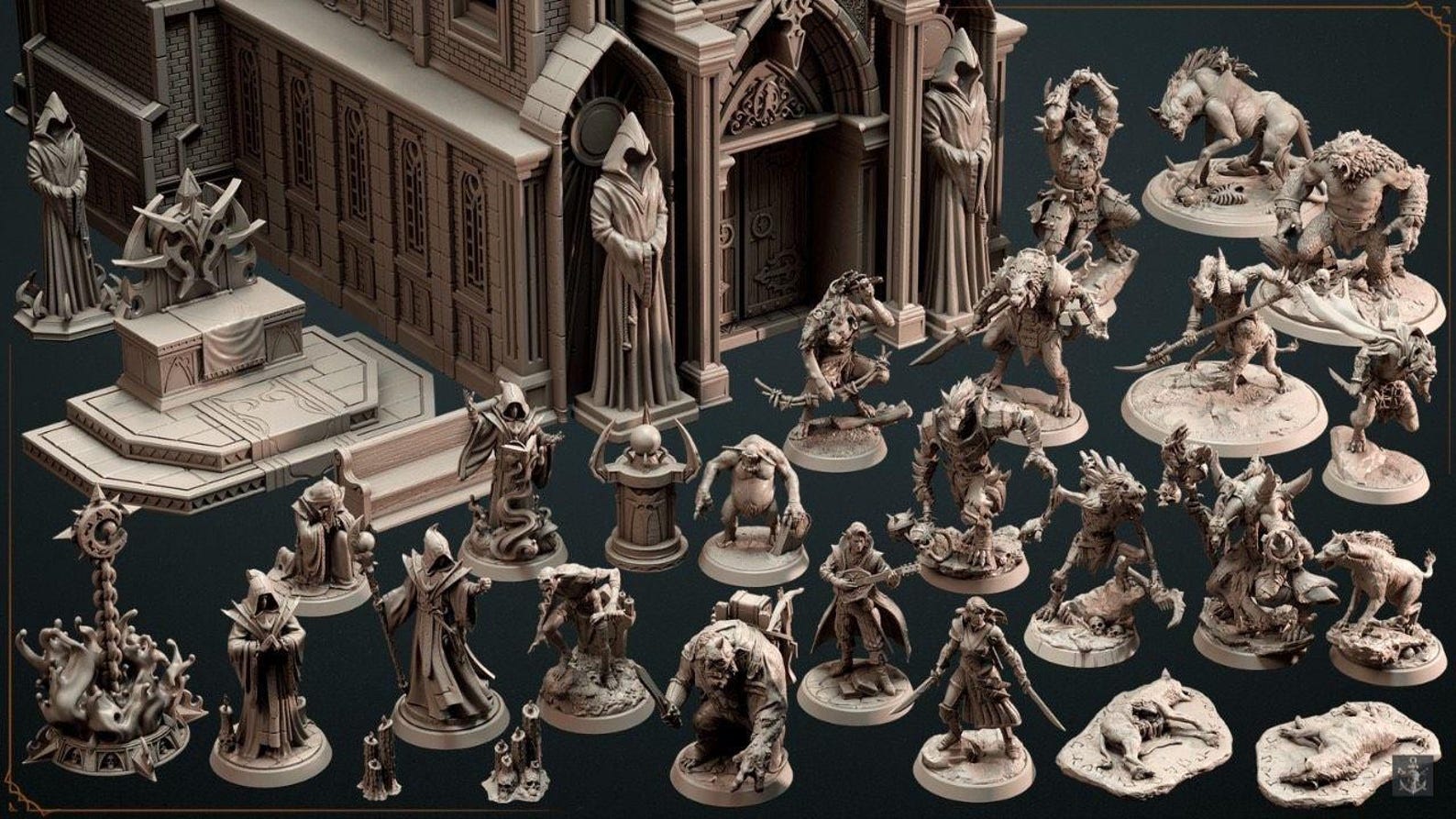 Loot Studios Cult of Hunger Jan 2021 3D STL, Werewolf & Cultist ...