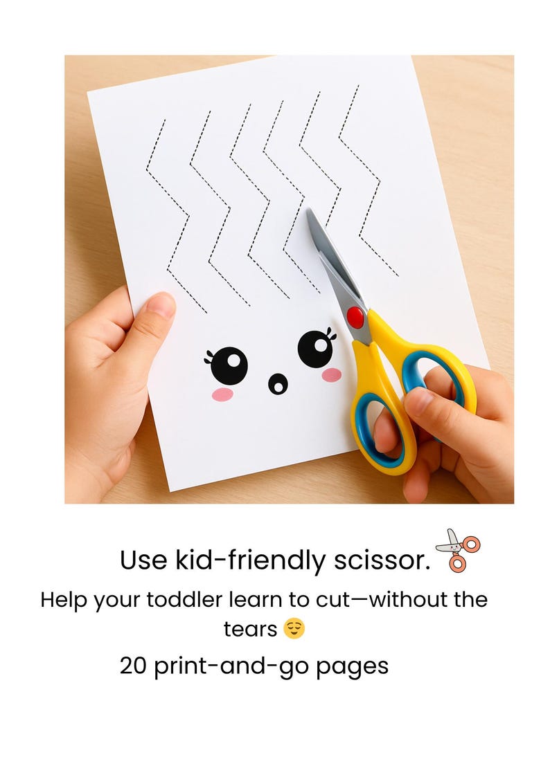 Scissor Skills Cutting Worksheets for Kids | Fine Motor Practice ...