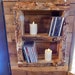 Man Cave Shelf Rustic Wall Shelf Cubby Hole Shelf Shadow Box - Etsy