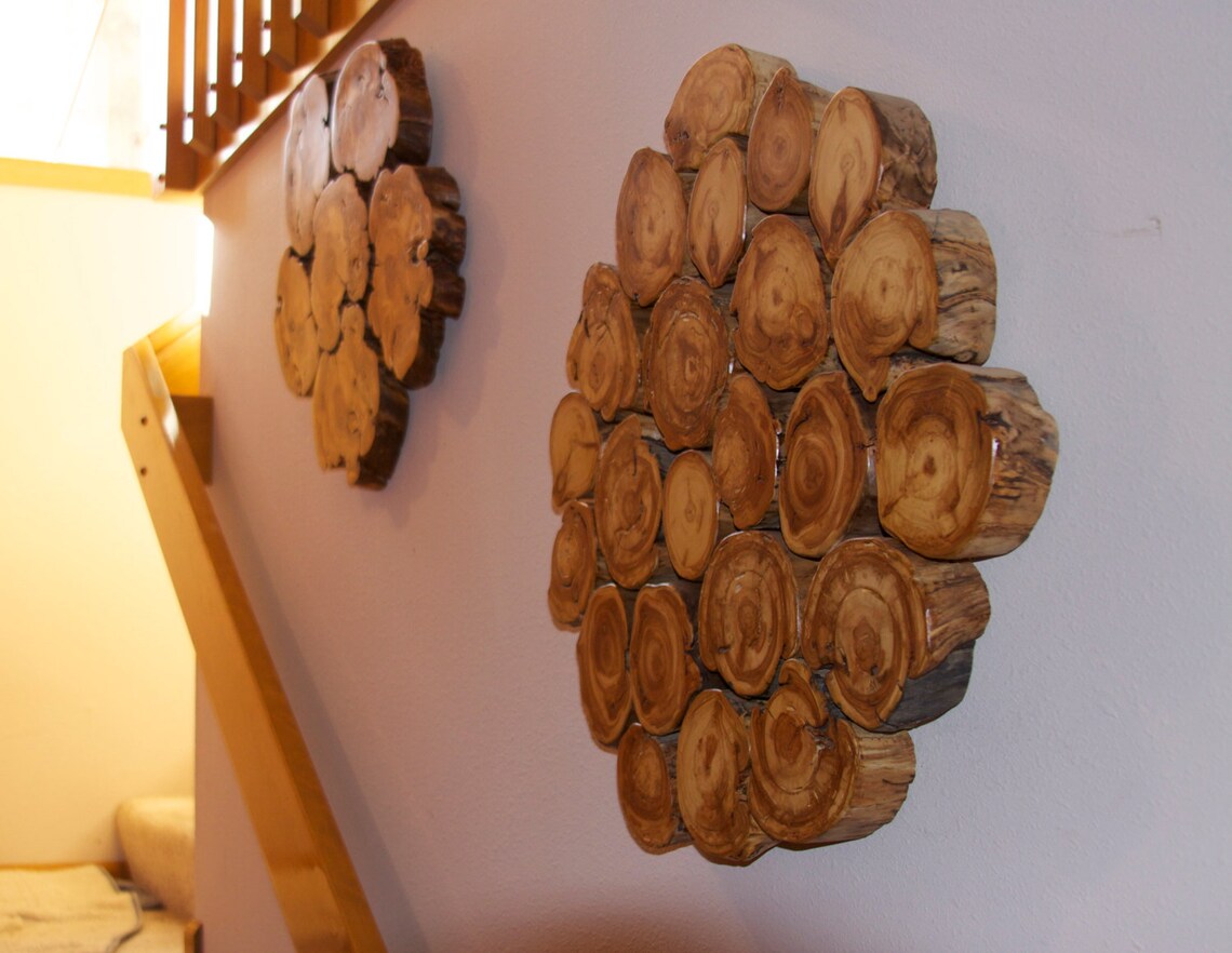 Aspen Wall Sculpture Modern Rustic Decor Wood Wall Art - Etsy