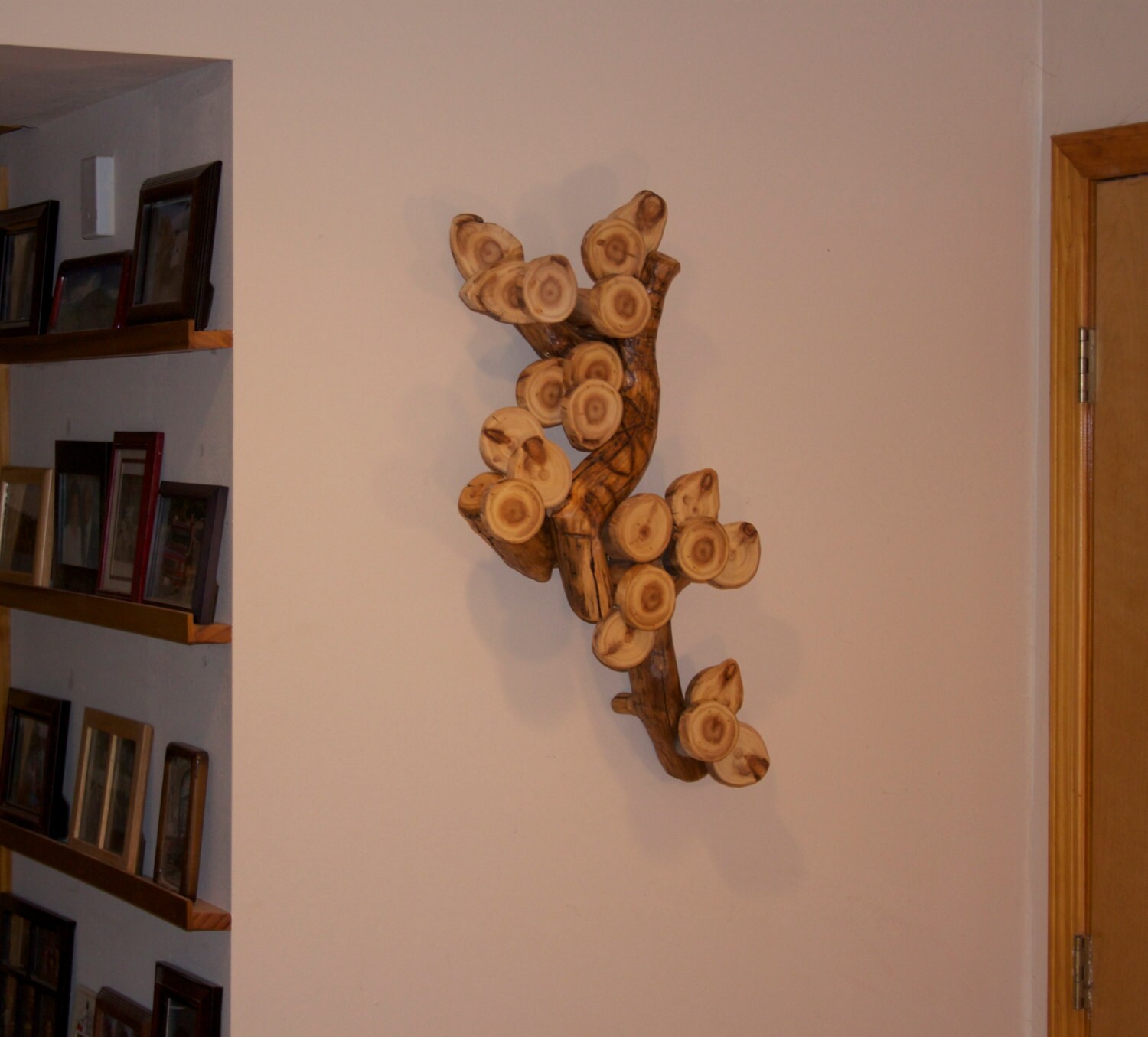 Tree Branch Sculpture Modern Rustic Decor Wall Sculpture - Etsy