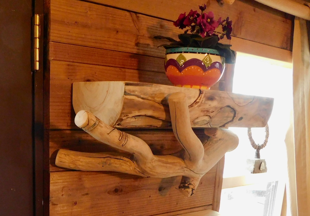 Mini Mantle Rustic Aspen Log Wall Shelf Floating Shelf - Etsy
