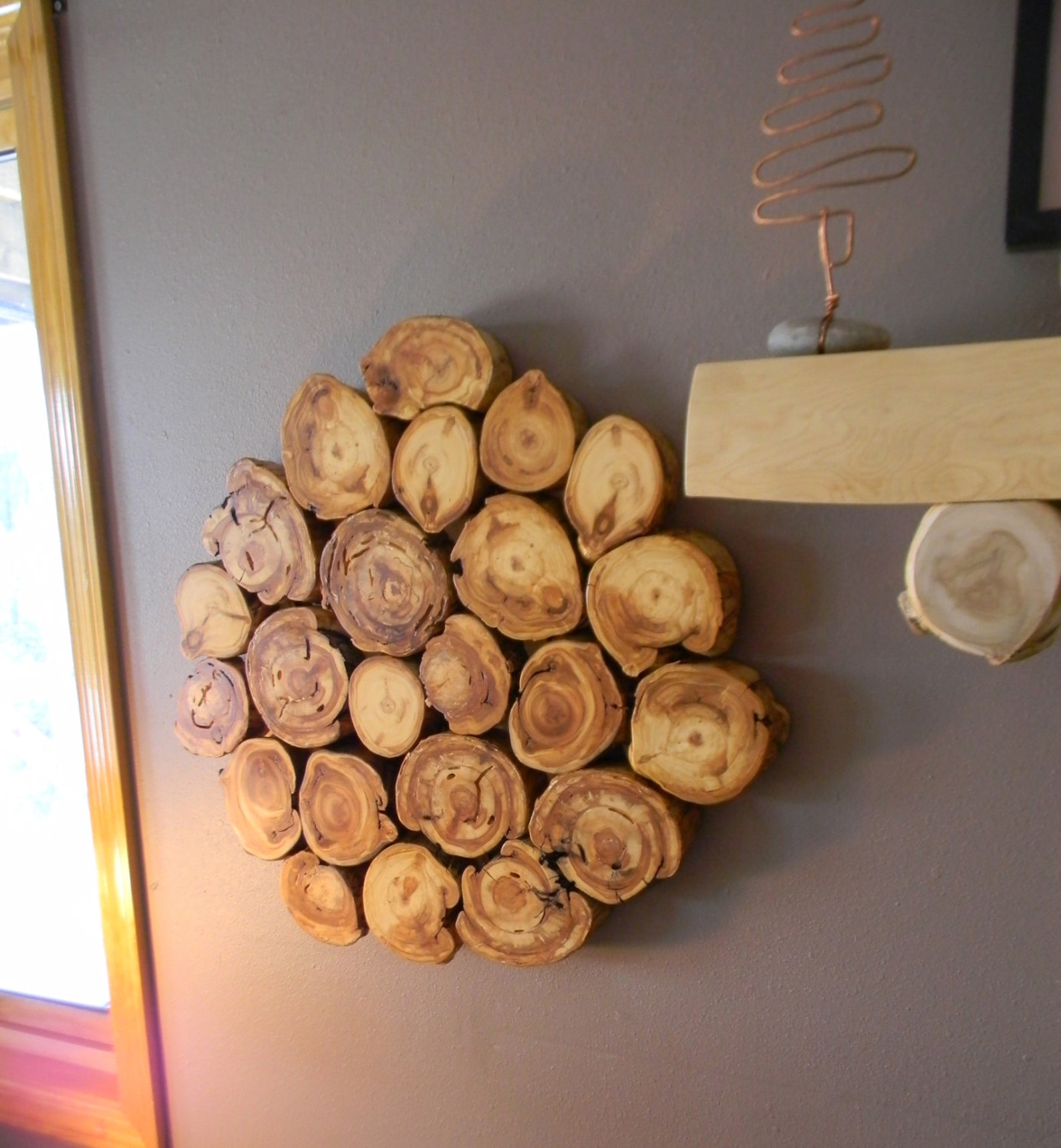 Aspen Wall Sculpture Modern Rustic Decor Wood Wall Art - Etsy