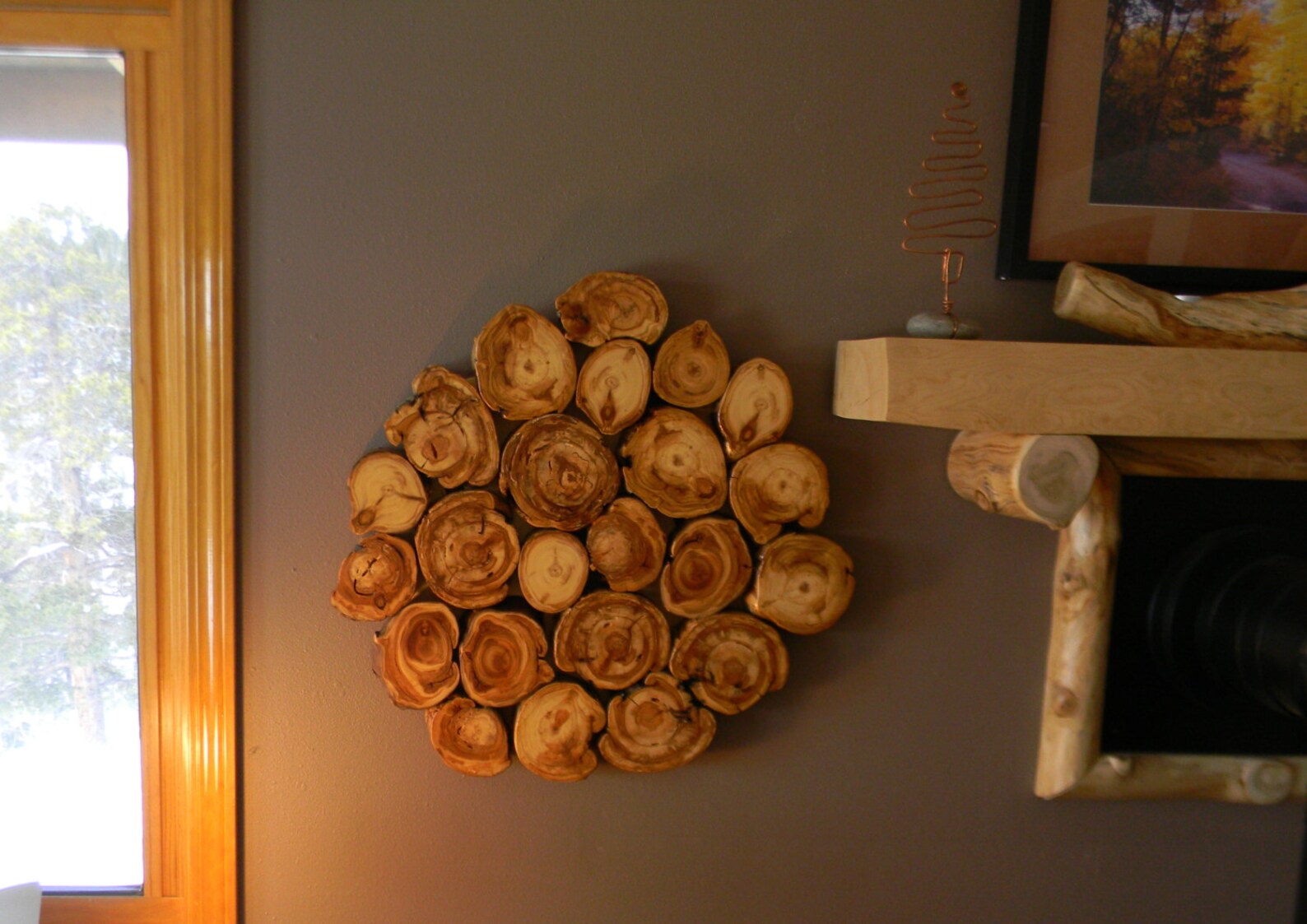 Aspen Wall Sculpture Modern Rustic Decor Wood Wall Art - Etsy