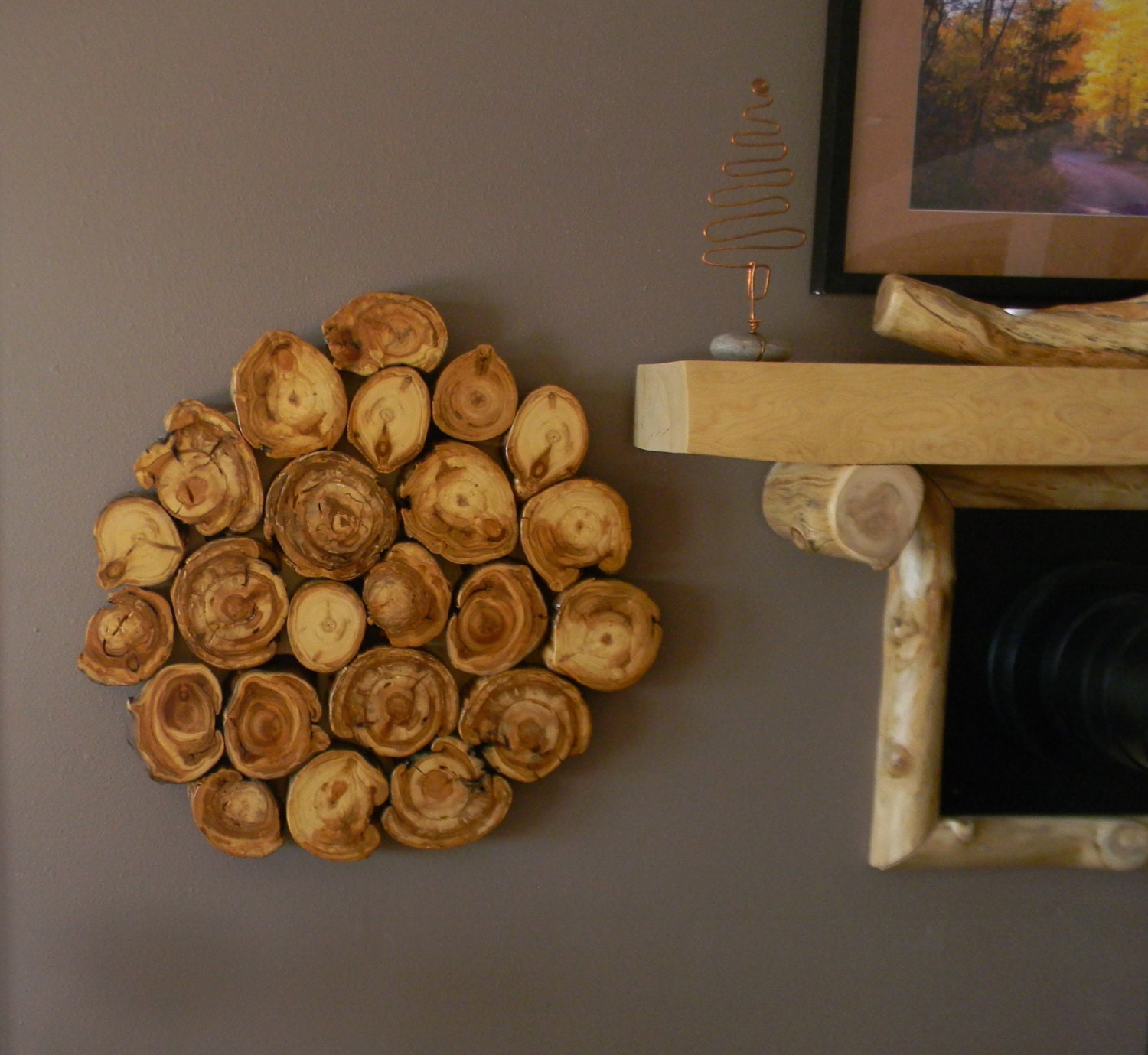 Aspen Wall Sculpture Modern Rustic Decor Wood Wall Art - Etsy