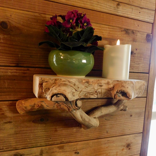 Log Shelf - Etsy