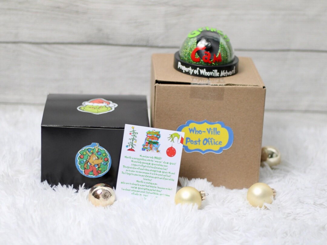 Grinch Cam | Faux Grinch Surveillance Camera - Etsy