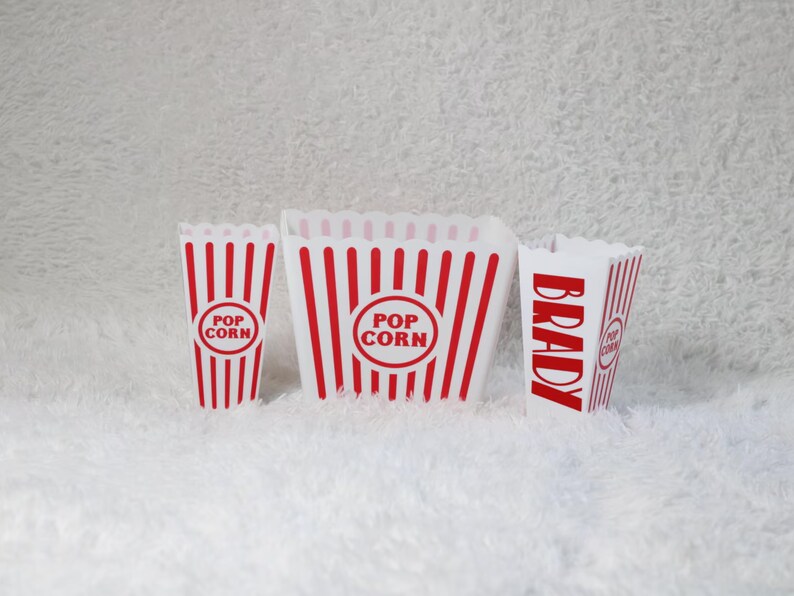 Custom Popcorn Bucket | Family Movie Night | Personalized Popcorn ...