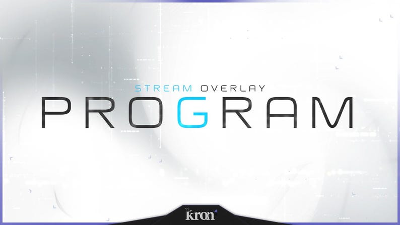 Program Stream Overlay Pack, Animated Scenes, Alerts, Widgets, Twitch ...