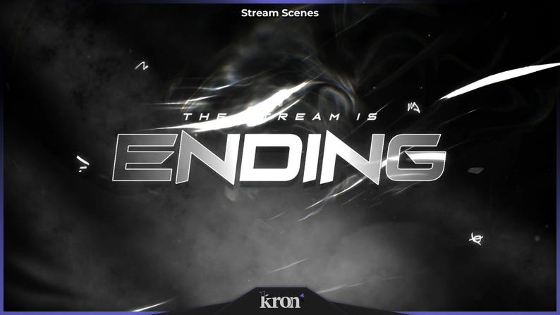 Dark Void Stream Overlay Pack, Animated Scenes, Alerts, Widgets, Twitch ...