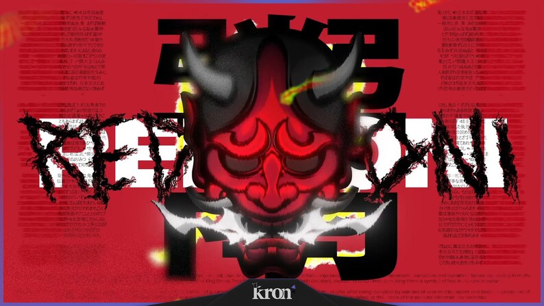 Red Oni Stream Overlay Pack – Animated Scenes, Alerts Twitch Overlay ...