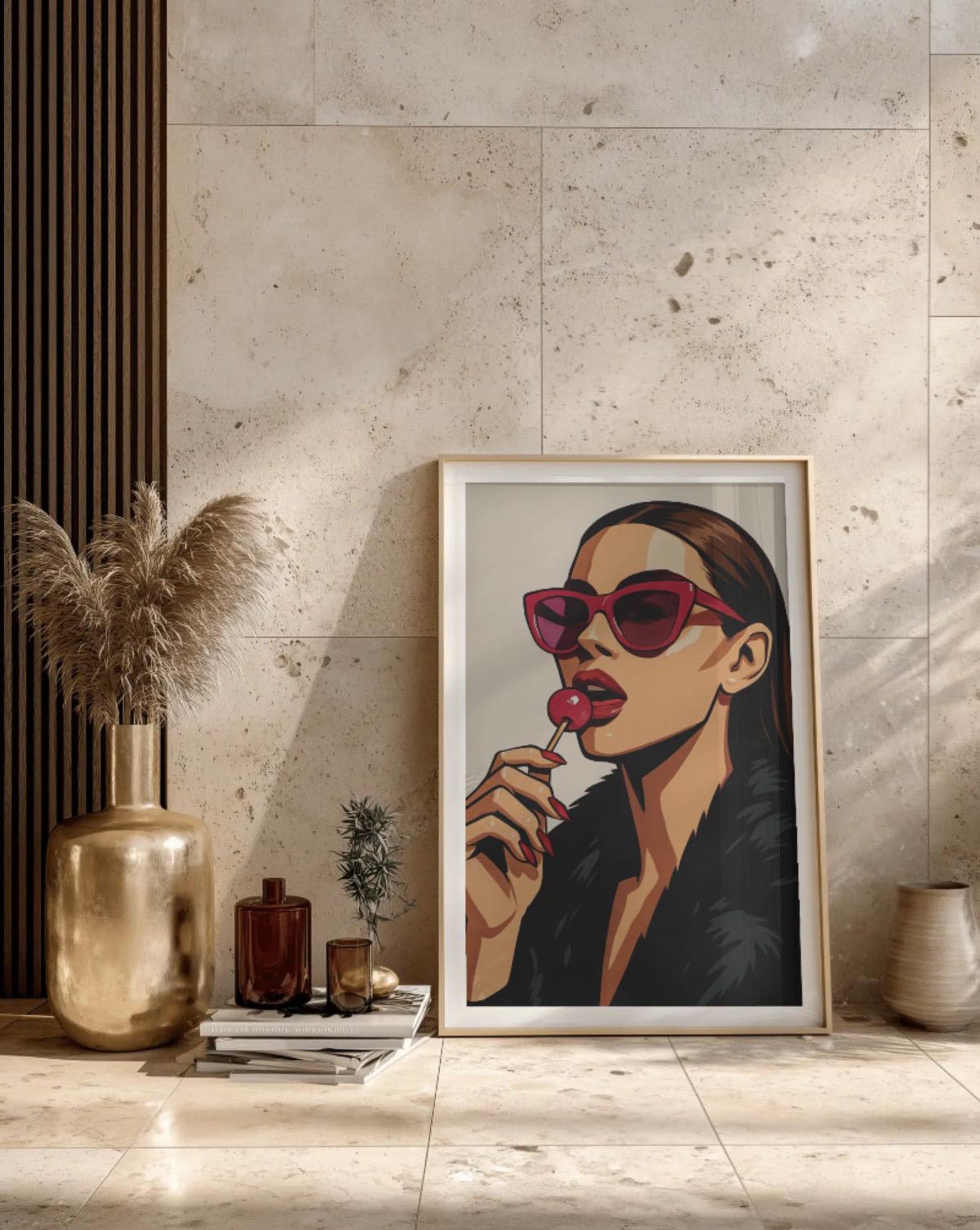 Fashion Wall Art Set of 3, Glam Woman Poster, Fashion Typography Print ...