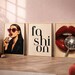 Fashion Wall Art Set of 3, Glam Woman Poster, Fashion Typography Print ...