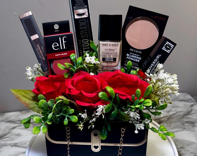 All in One Makeup Gift Box - Professional Cosmetics - Floral ...