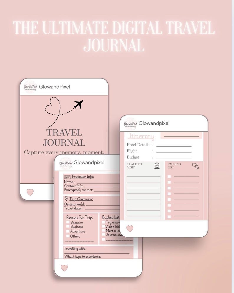 The Ultimate Digital Travel Journal - Etsy