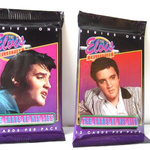 1992 Elvis Cards of His Life - Etsy