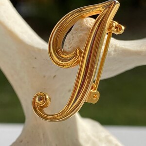 Cute Gold Tone Letter G Pin - Etsy
