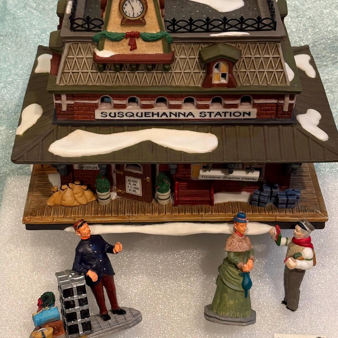 Lemax Village Train Station Figures – Set of 3 (FIGURES ONLY) - Etsy