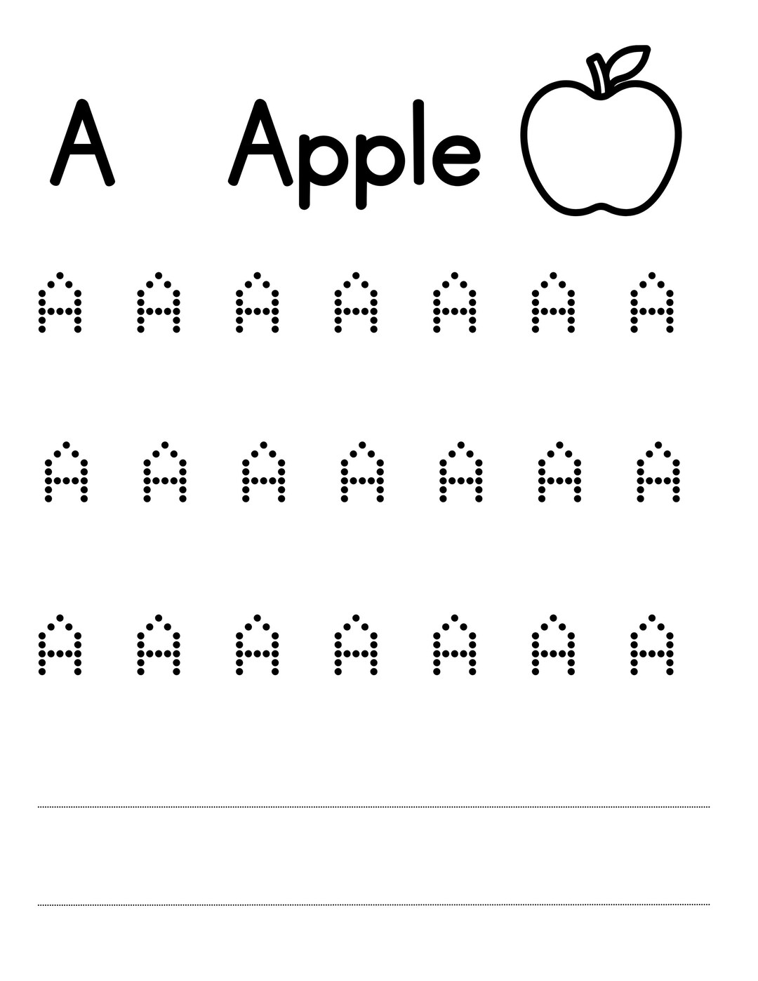 Alphabet Tracing Worksheets A–Z | ABC Letter Practice Printable ...