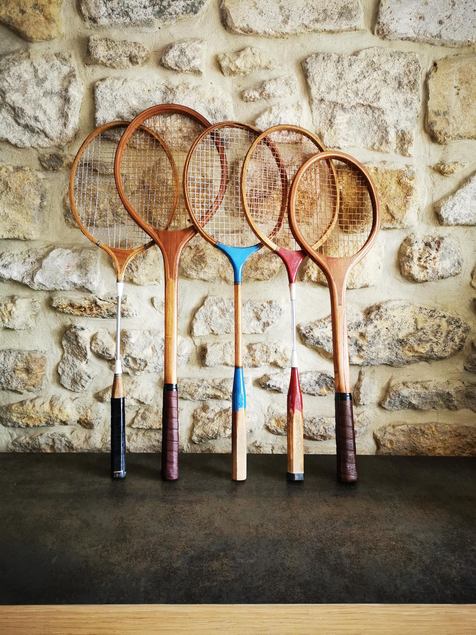 Old Vintage Collection Badminton Racket - Wood - Good Condition - Etsy