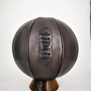 Vintage Leather Basketball in Brown or Smoky Tan – Inspired by 1893 ...