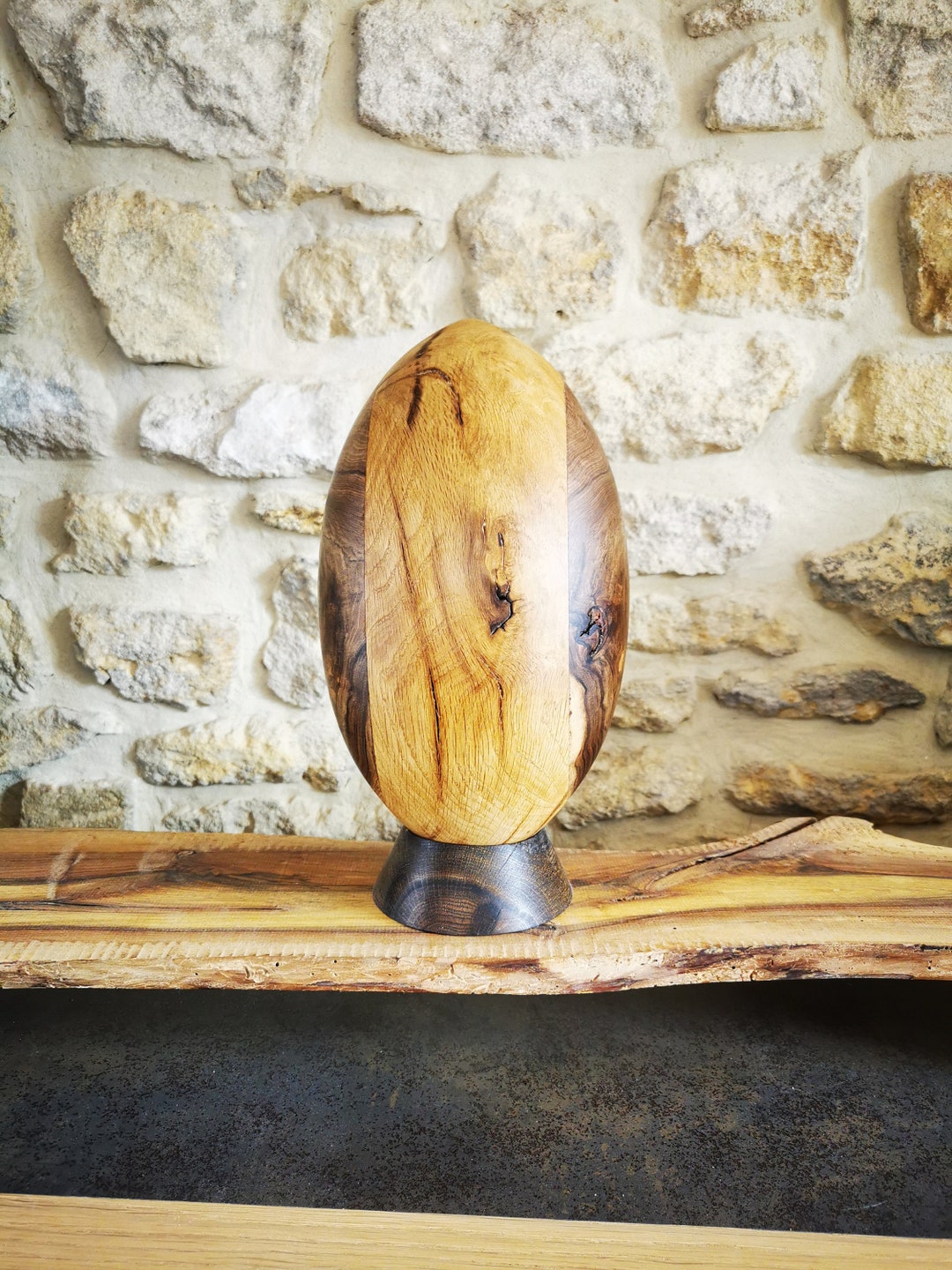 Wooden Rugby Ball Made in France Walnut & Oak - Etsy Hong Kong