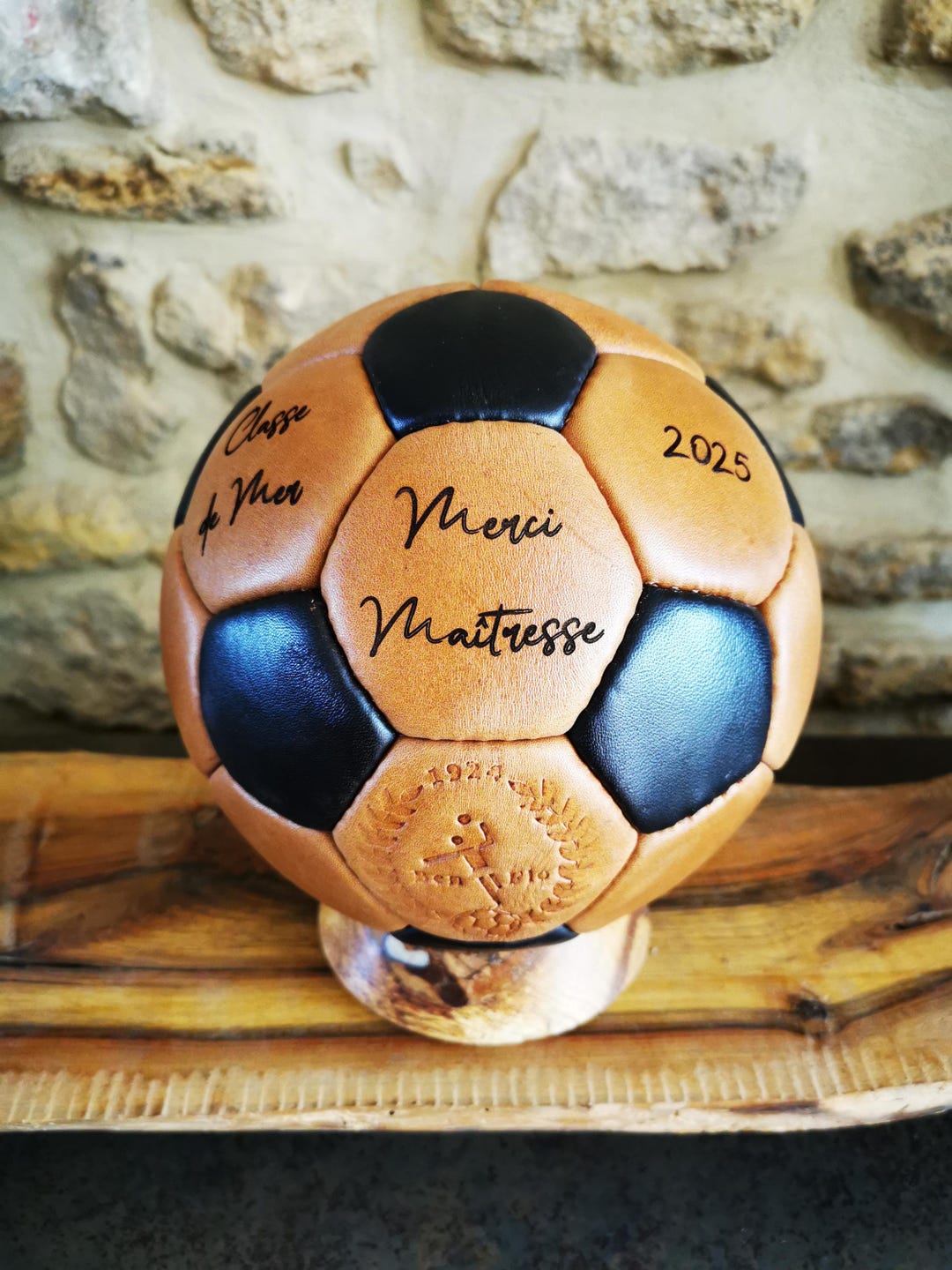 Personalized Leather Handball – Vintage Sports Decor, Decorative ...