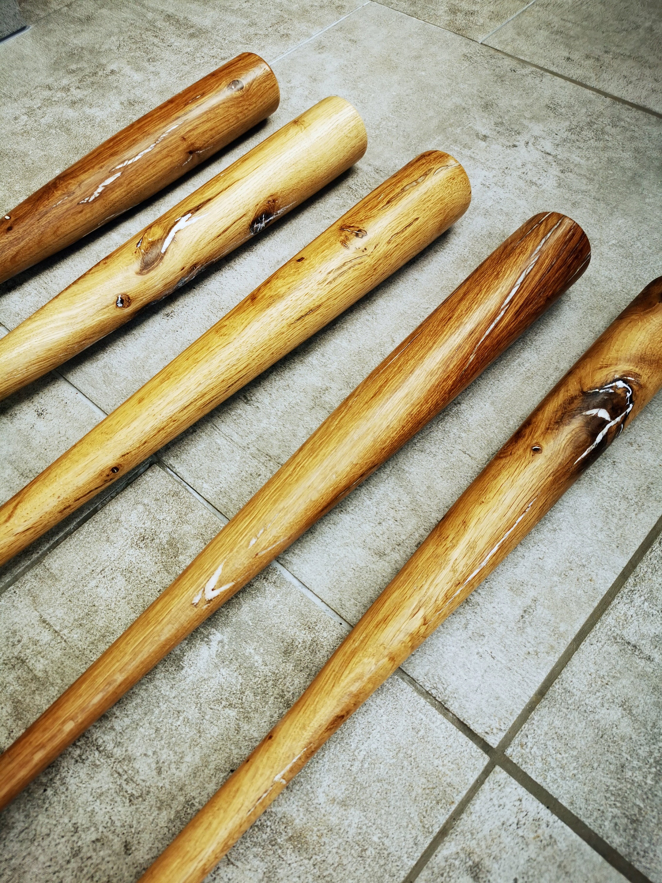Oak Wood OLD BASEBALL BAT With Vintage Leather Grip Perfect Gift for ...