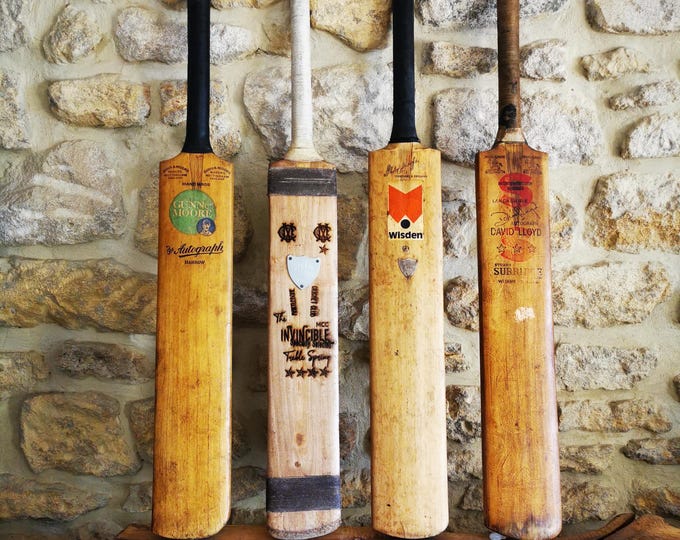 Old and Unique Vintage Cricket Bat Used in the UK (wooden) 1940-1950 ...