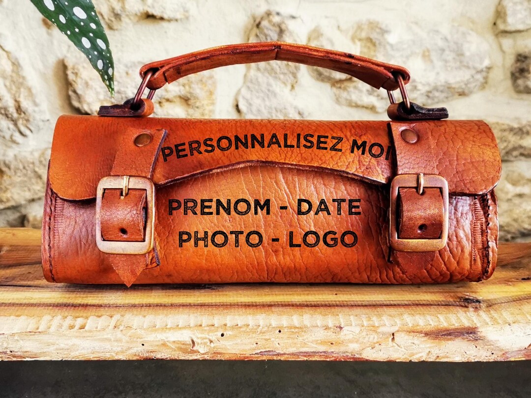 Personalized Leather Petanque Bag – Genuine Leather Case for Triplette ...