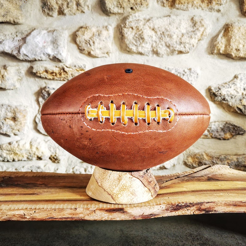 Leather Football - Etsy