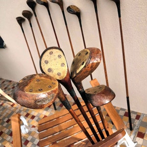 Vintage Wooden Golf Club – Authentic 1950s/60s Driver – Customizable ...