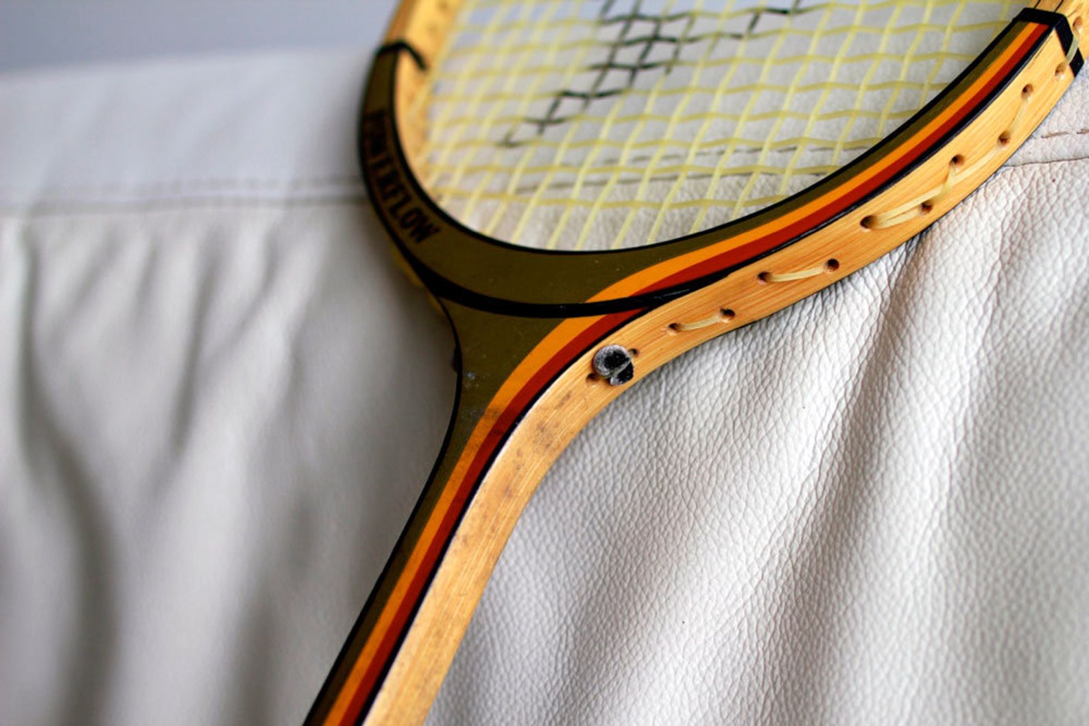 Old Vintage Collection Badminton Racket - Wood - Good Condition - Etsy