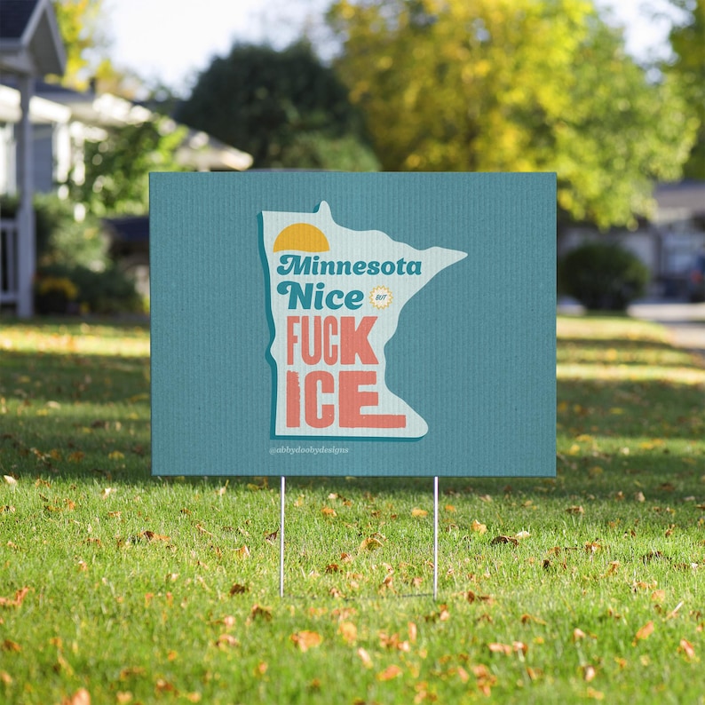 Minnesota Nice F*ck Ice Yard Sign - Etsy