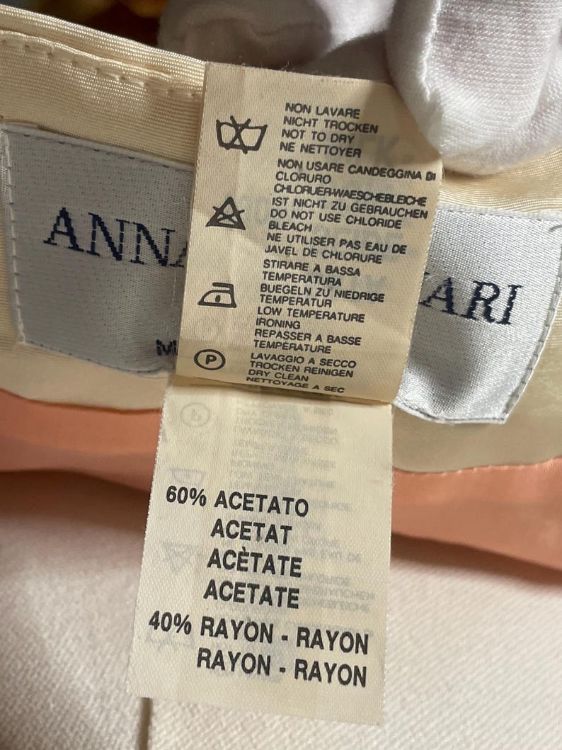 Anna Molinari Blumarine S/S 1996 Tweed Wool Skirt - Etsy