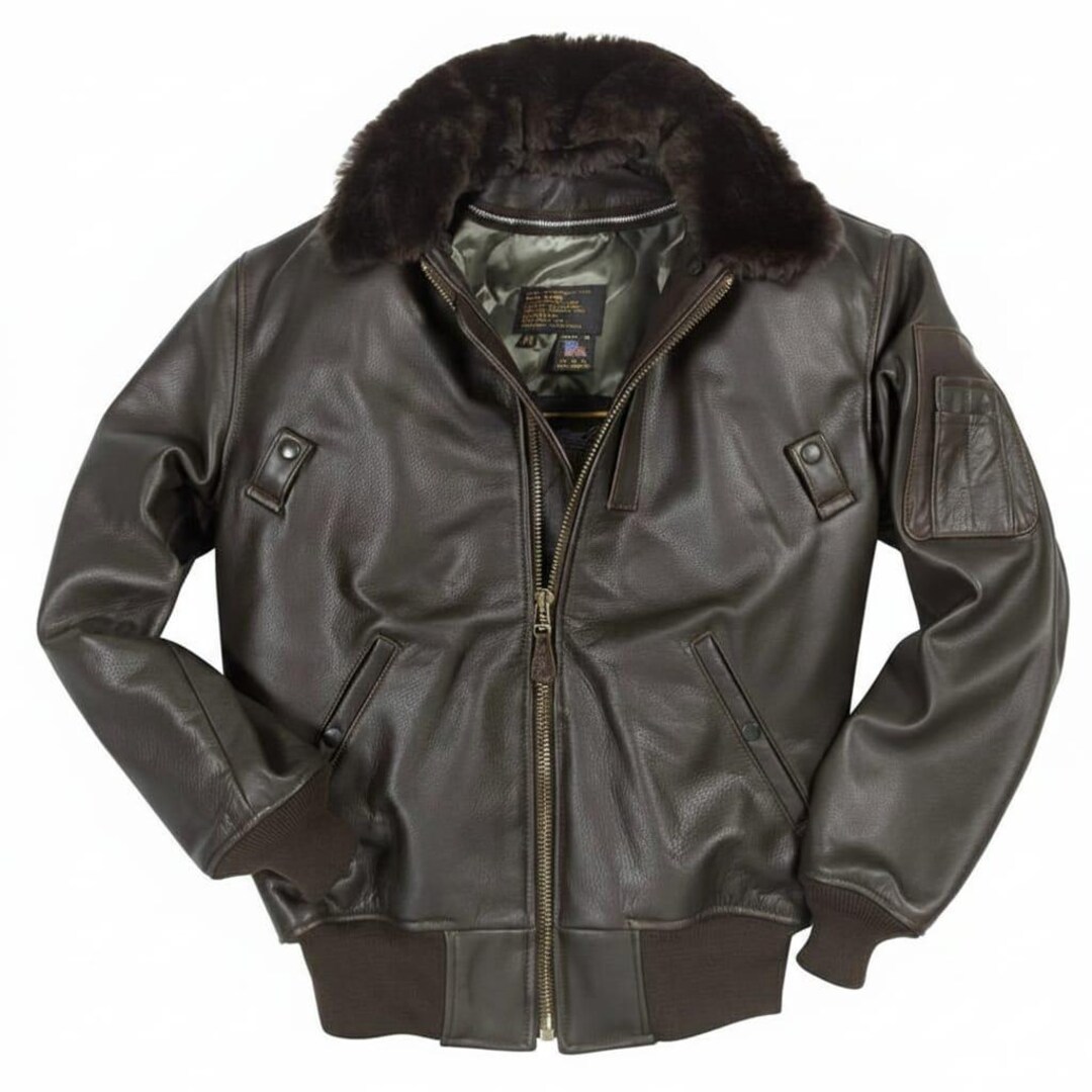 Men's Cockpit Black USAF A2 Bomber Jacket - Real Goatskin Leather - Etsy