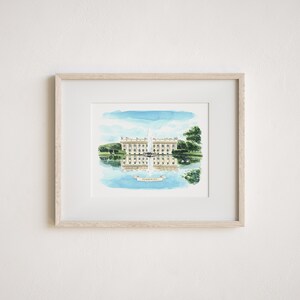 Pride and Prejudice Pemberley Art Print - Jane Austen Gift, Book Wall ...