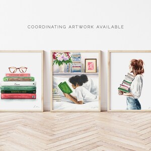 Personalized Art Print Your Favorite Books No. 5 - Customizable ...