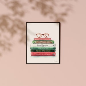 Custom Book Art Favorite Books Collection No. 1 Customizable - Etsy