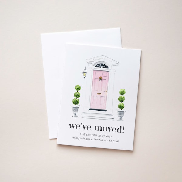 Personalized We've Moved Cards - Etsy