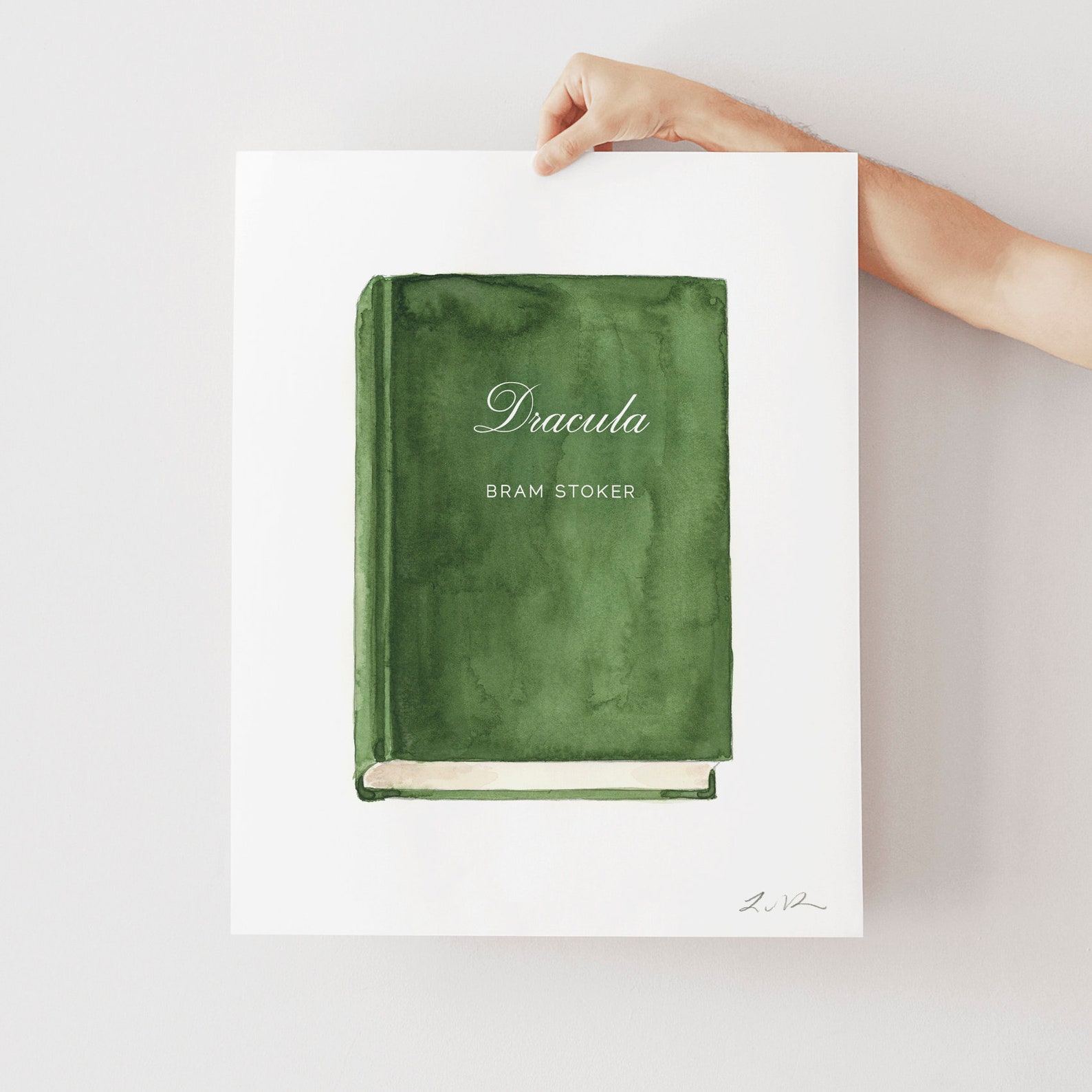 Custom Book Art Print, Your Favorite Book Art, Library Art, Book Lover ...
