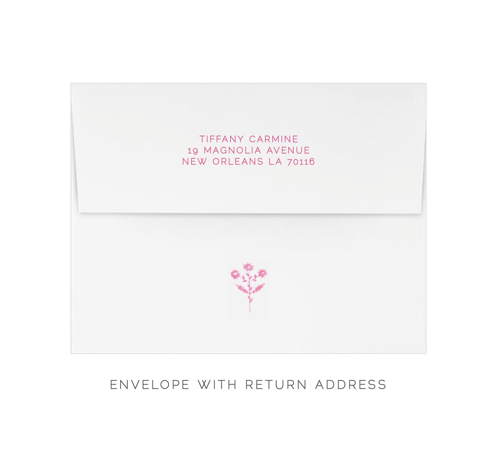 Personalized Stationery Pink Floral Pattern Preppy Note - Etsy